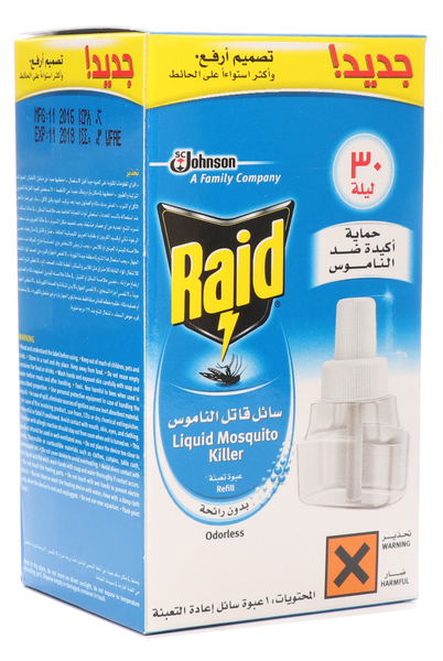 Buy Raid Liquid Mosquito Killer (Refill) 1pc and Home Care online - Danube