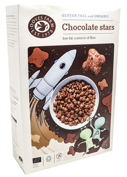 Buy Doves Farm Low Fat Chocolate Stars Cereals 300g and Cereals & Corn ...