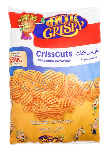 Buy Hot & Crispy Crisscuts Seasoned Potatoes 2.5kg and Frozen Food ...
