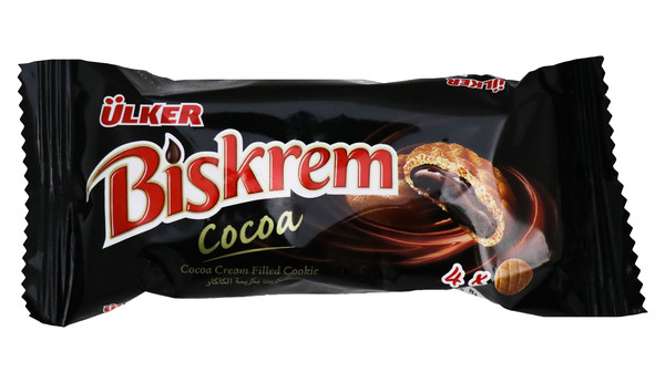 Buy Ulker Biskrem Cocoa Cream Filled Cookies 36g and Sweets & Snacks ...