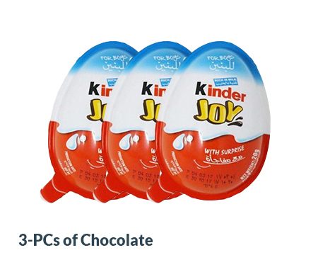 Buy Kinder Joy Chocolate for Boys 3*20g and Bundle Blast online - Danube