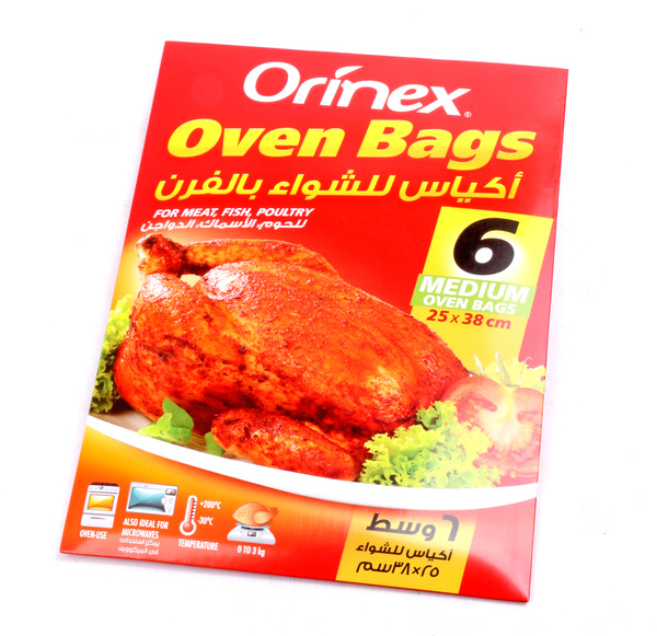 Buy Orinex Medium Oven Bags (25/38 cm) 6pc and Paper & Disposables ...