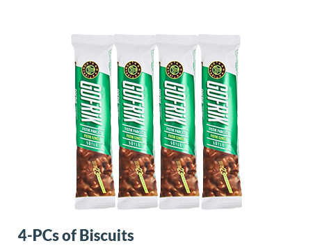 Buy Gofrik Chocolate with Peanuts 4* 33g online - Danube
