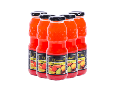 Buy Caesar Fruit Cocktail Juice 5*250ml online - Danube