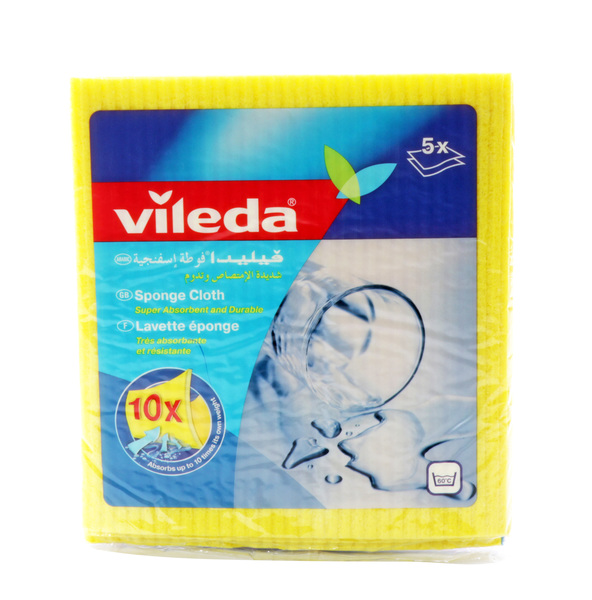 Buy Vileda Sponge Super Absorbent 5pc and Home Care online - Danube