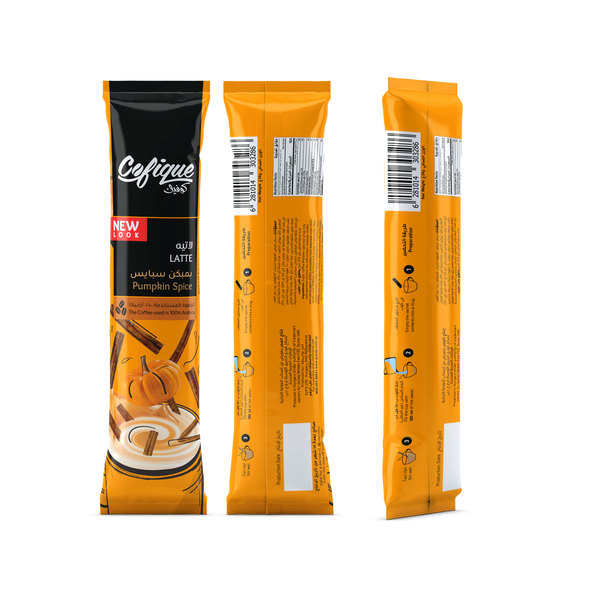 Buy Cofique Pumpkin Spice Instant Latte 24g and Made in Saudi online ...