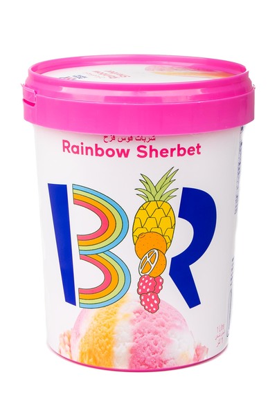 Buy Baskin Robbins Rainbow Sherbet 1L and Sweets & Snacks online - Danube