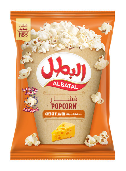 Buy Al Batal Cheese Popcorn 23g and Made in Saudi online - Danube