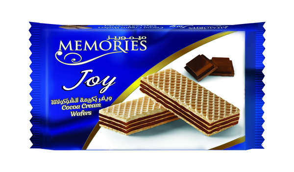 Buy Memories Joy Cocoa Cream Wafers 25g and Made in Saudi online - Danube