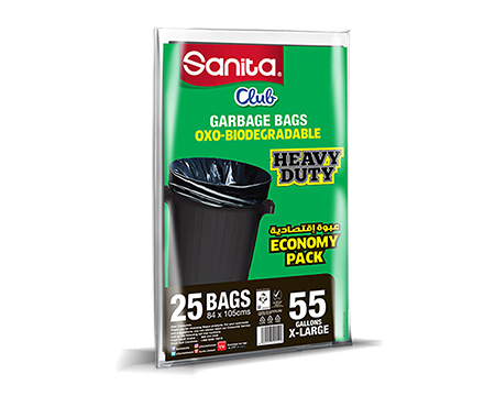 Buy Sanita Garbage Bags 55 Gallons 25Bag and Paper & Disposables online ...