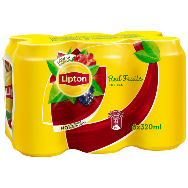 Buy Lipton Red Fruits Ice Tea Non-Carbonated Low Calories Refreshing ...