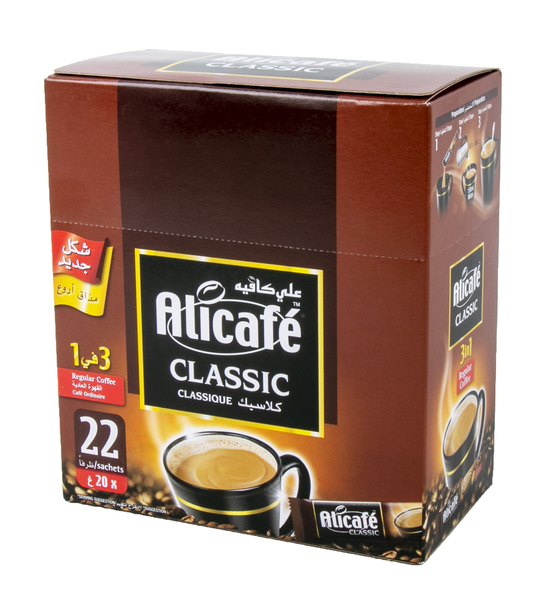Buy Alicafe 3In1 Classic 22Sachets and Tea & Coffee online - Danube