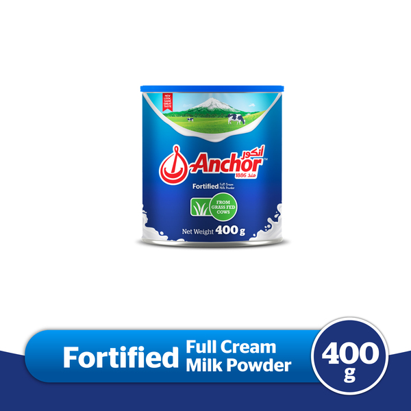 Buy Anchor Fortified Full Cream Milk Powder 400g and Pantry online - Danube