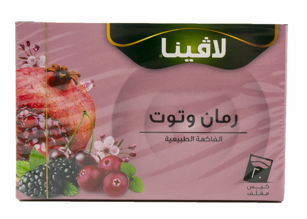 Buy Lavina Pomegranate & Berries Fruit Infusion 20tea bags and Tea ...