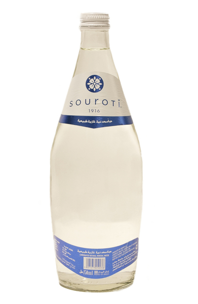 Buy Souroti Sparkling Natural Mineral Water 750ml and Beverages & Water online - Danube