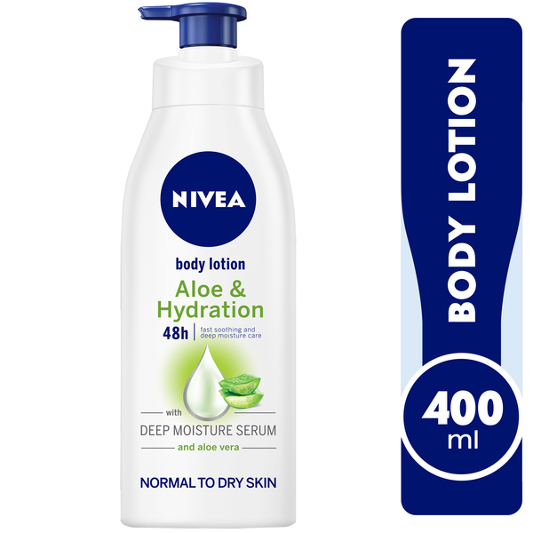 Buy Nivea Aloe & Hydration Body Lotion Aloe Vera for Normal to Dry Skin ...