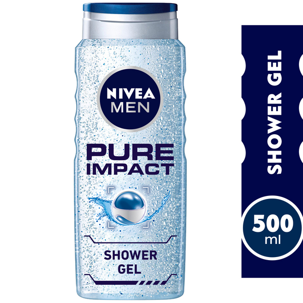 Buy Nivea Men Pure Impact Shower Gel 3in1 Fresh Scent 500ml and ...