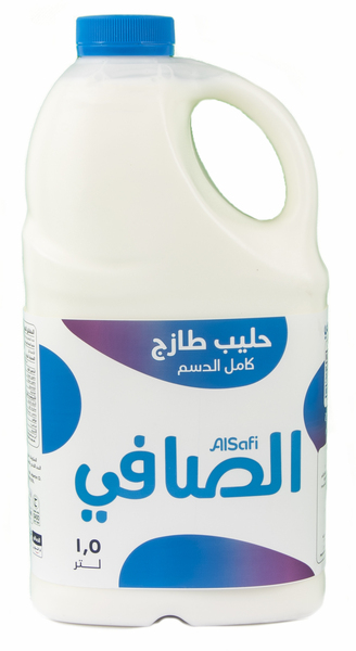 Buy Al Safi Full Fat Fresh Milk 1.5L and Dairy & Eggs online - Danube