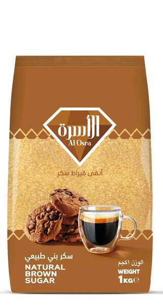 Al Osra Natural Brown Sugar 1 KG - Danube