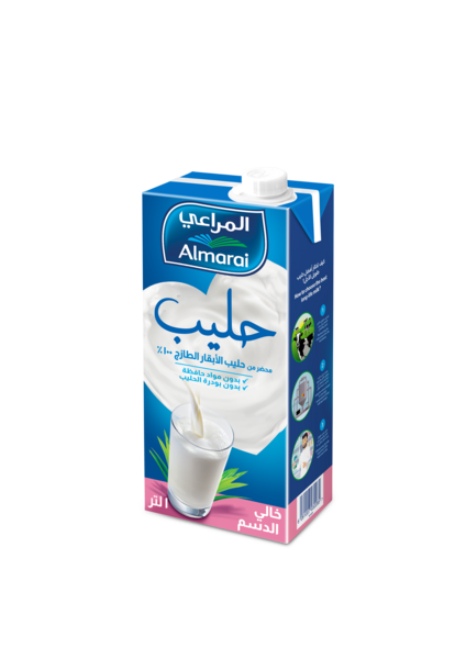 Buy Almarai Long Life Fat Free Milk 1L and Dairy & Eggs online - Danube