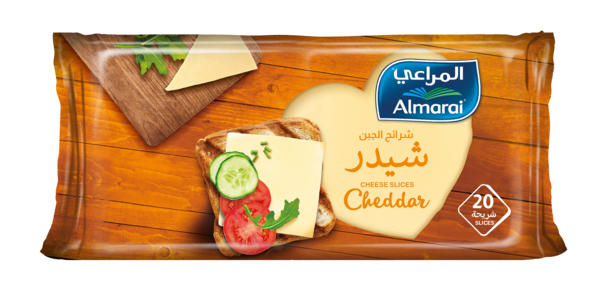 Buy Almarai Cheddar Cheese Slices 400g and Kids Lunch Box online - Danube