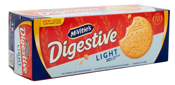 McVitie's Digestive Light Wheat Biscuits 400g - Danube