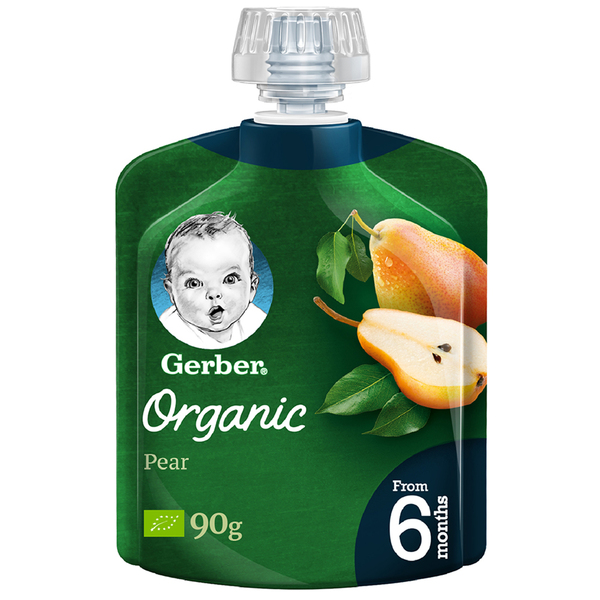Buy Gerber Organic Pear Baby Puree (From 6 Months) 90g and Baby Care ...