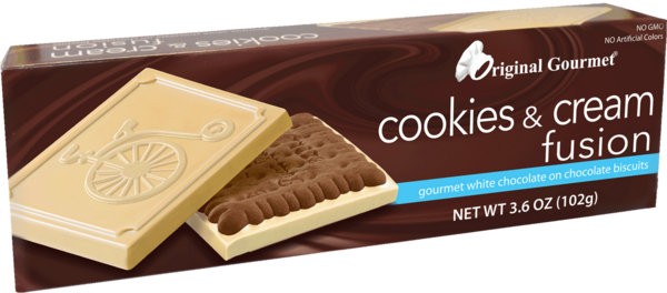 Buy Original Gourmet Cookies & Cream Fusion Gourmet White Chocolate on ...