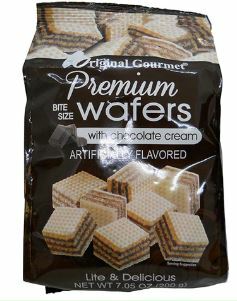Buy Original Gourmet Premium Wafers with Chocolate Cream 200g and ...