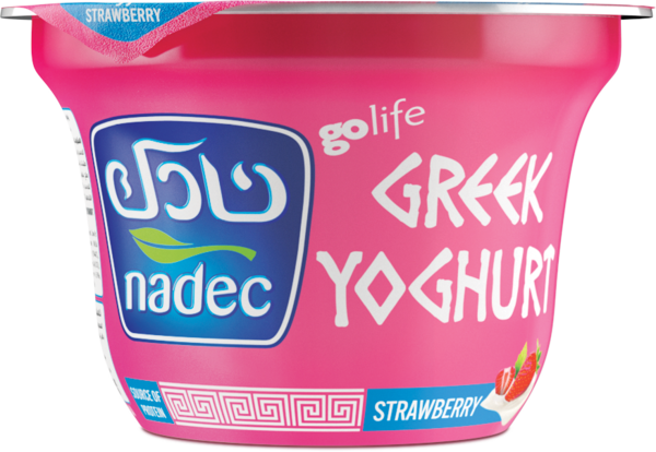Buy Nadec Strawberry Greek Yoghurt 160g and Kids Lunch Box online - Danube