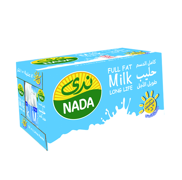Buy Nada Full Fat Milk 12*1L and Dairy & Eggs online - Danube