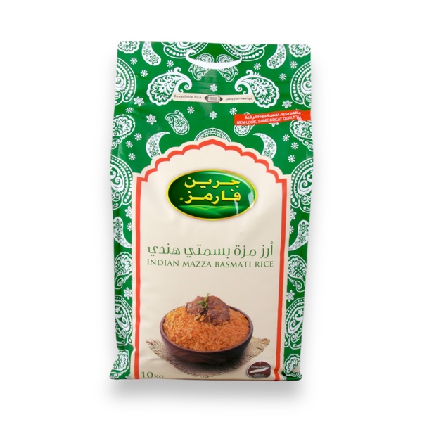 Buy Green Farms Indian Mazza Basmati Rice 10kg and Pantry online - Danube