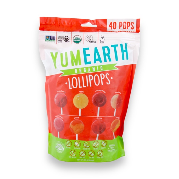 Buy Yum Earth Organic Fruit Pops (40 pc) 241g and Kids Lunch Box online ...
