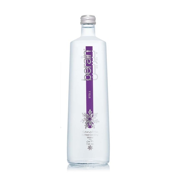 Buy Berain Glass Water Bottle 750ml and Made in Saudi online - Danube