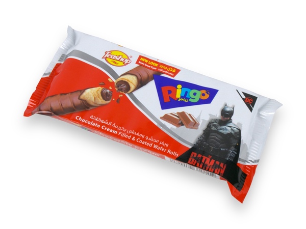 Buy Teashop Ringo Wafer Rolls Chocolate 24g and Made in Saudi online ...
