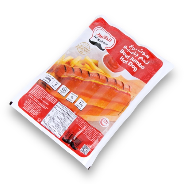 Al Kabeer Jumbo Hot Dogs 400 G - Danube