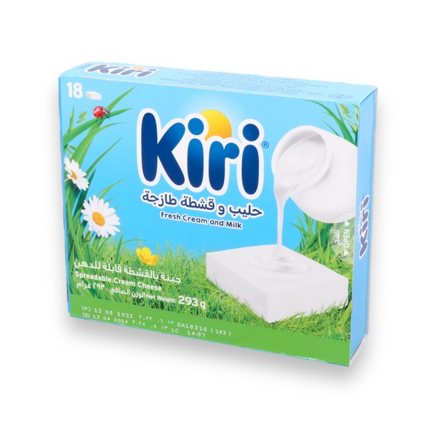 Buy Kiri Spreadable Cream Cheese Squares 18 portions 293g and Kids ...