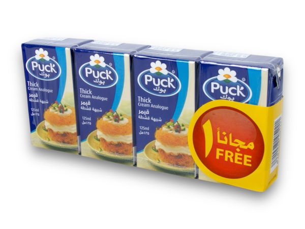 Buy Puck Thick Cream Analogue (3+1)*125ml and Baking Essentials online ...
