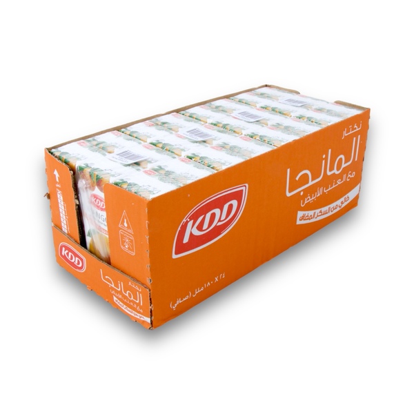 Buy KDD Mango Nectar with White Grapes No Added Sugar 24*180ml and ...