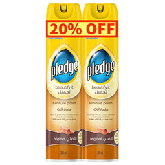 Buy Pledge Furniture Polish Spray Original 2*300ml 20% OFF 2*300ml and ...