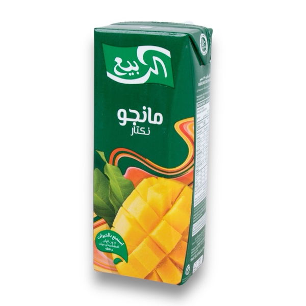 Buy Al Rabie Mango Nectar 185ml and Beverages & Water online - Danube