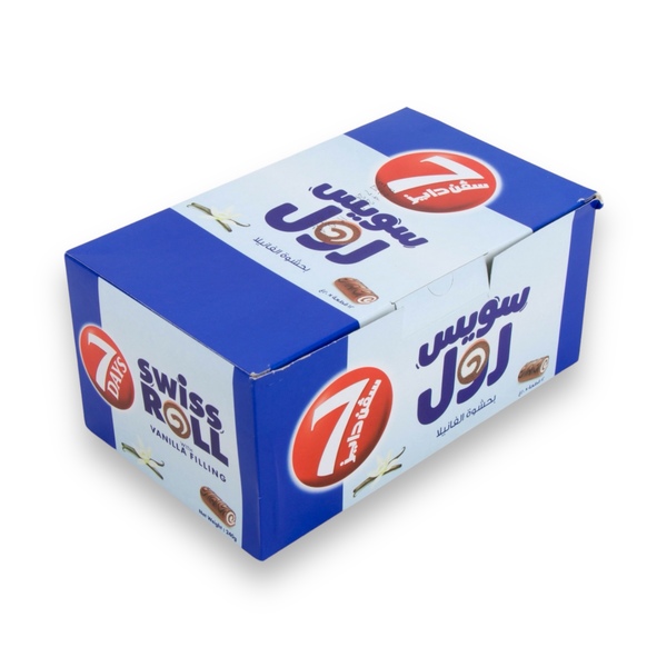 Buy 7 Days Swiss Roll with Vanilla Filling 12*20g and Sweets & Snacks ...
