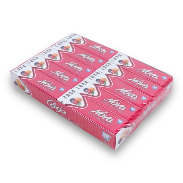 Buy Nova Sugar free Fruit Gum 20*5pc and Sweets & Snacks online - Danube