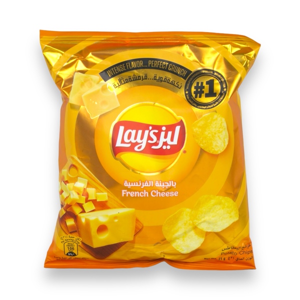 Buy Lay's French Cheese Potato Chips 21g and Sweets & Snacks online - Danube