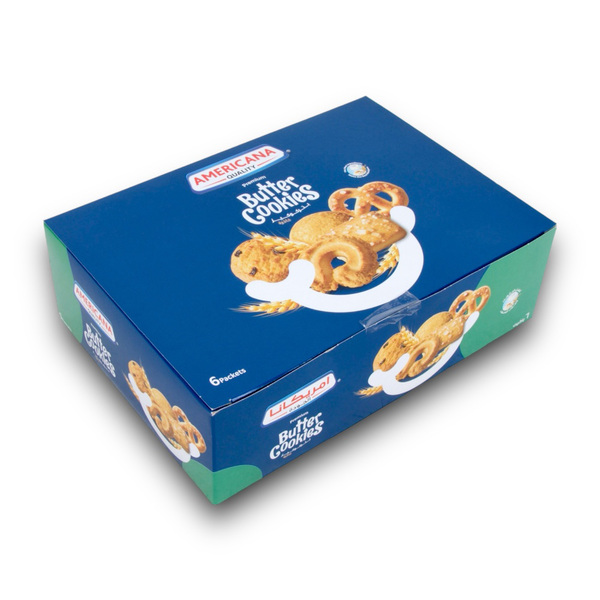 Buy Americana Butter Cookies 6*100g and Sweets & Snacks online - Danube