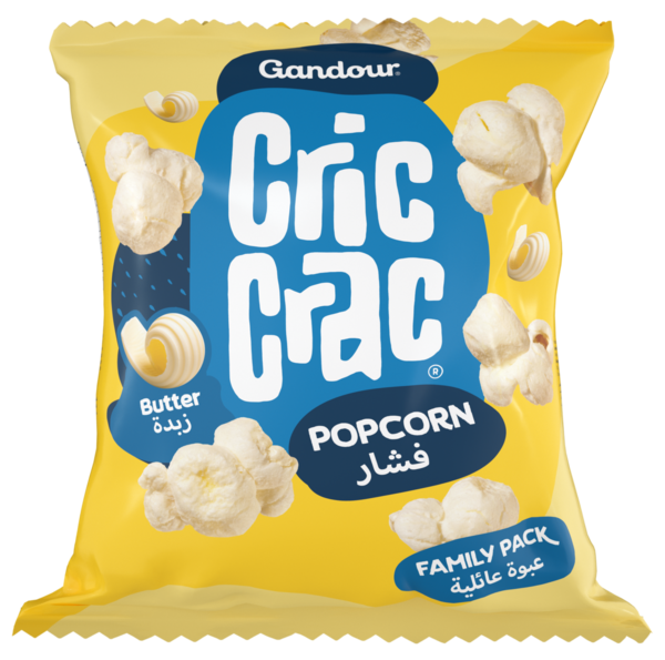 Buy Gandour Cric Crac Popcorn Butter 100g and Made in Saudi online - Danube