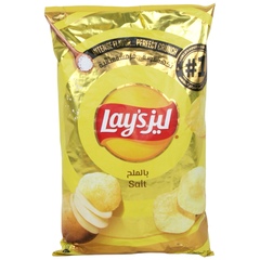 Buy Lay's Salt Potato Chips 155g and Made in Saudi online - Danube