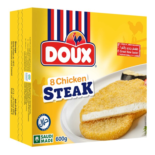 Doux Breaded Chicken Steaks 600 G - Danube
