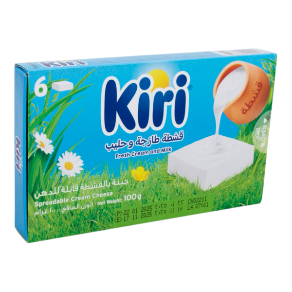 Buy Kiri Spreadable Cream Cheese Squares 6 Portions 100g and Kids Lunch ...