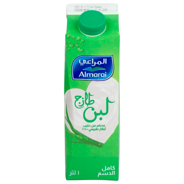 Buy Almarai Full Fat Fresh Laban 1L and Saudi Made online - Danube